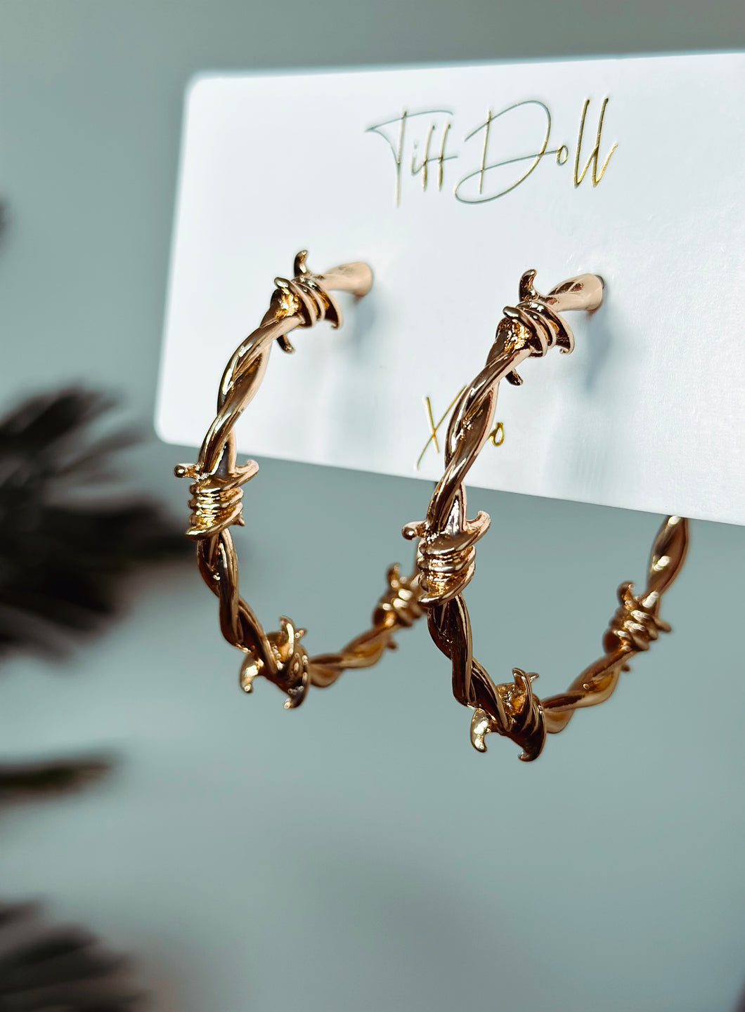 Bodega Bri Gold Hoop Earrings – TiffDoll
